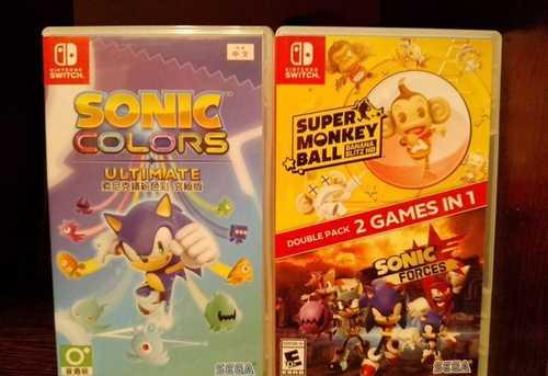 Sonic Colors, Sonic Forces для Nintendo Switch