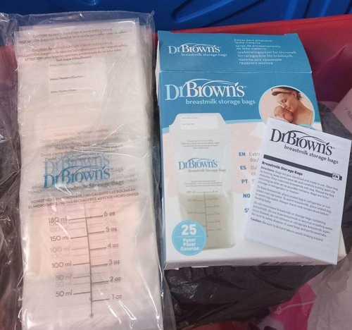 Пакеты для грудного молока dr.browns