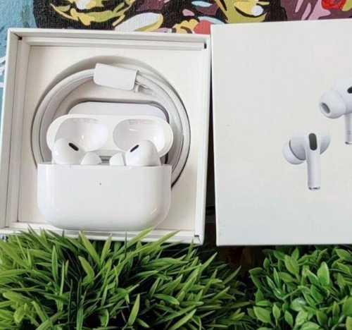 Новые беспроводные наушники Apple airpods pro 2 premium   чехол (Арт.98275)