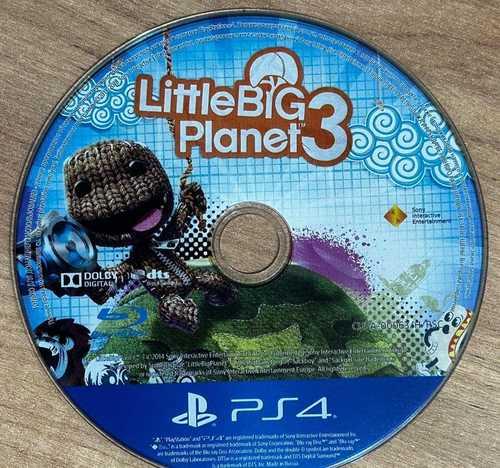 LittleBigPlanet 3 - PS4 / PS5 / без упаковки