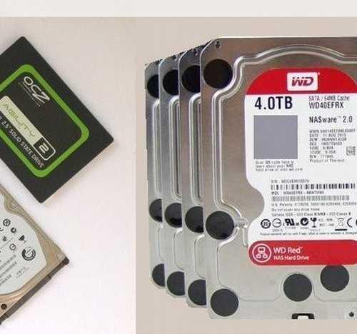 Жесткие диски HDD до 10 Тб для пк и ноутбука