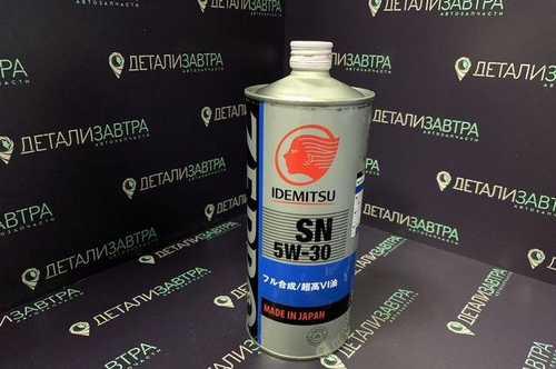 Масло моторное 5W30 idemitsu 1л синтетика Zepro