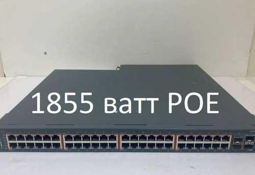 Коммутатор гигабитный 48 портов POE 1855W 10G SFP+