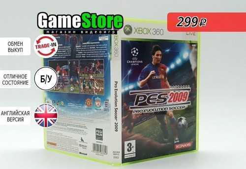 Pro Evolution Soccer 2009 (Xbox 360, английс б/у