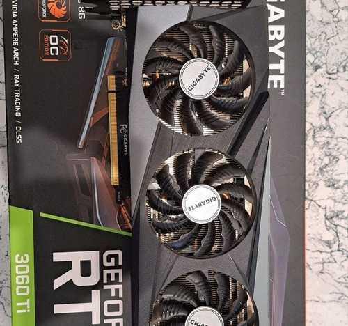 Видеокарта gigabyte rtx 3060 ti Gaming OC 8Gb