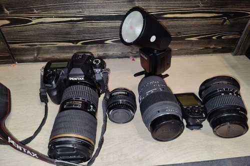 Фотоаппарат Pentax K3 II + куча объективов