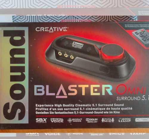 USB звуковая карта sound blaster omni 5.1