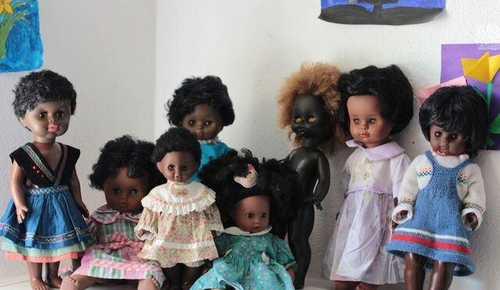 Лот этнических кукол