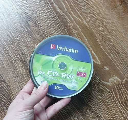 Verbatim. Диски CD-RW (10 штук)