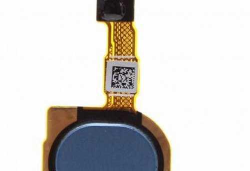 Шлейф Samsung M115F (M11) Сканер отпечатка Синий