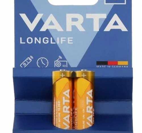 Батарейка Varta longlife LR6 AA BL2 Alkaline 1.5V (4106) (2/40/200)