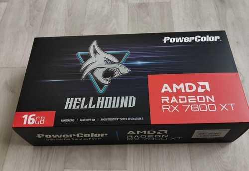 Видеокарта AMD RX7800XT power color hellhound