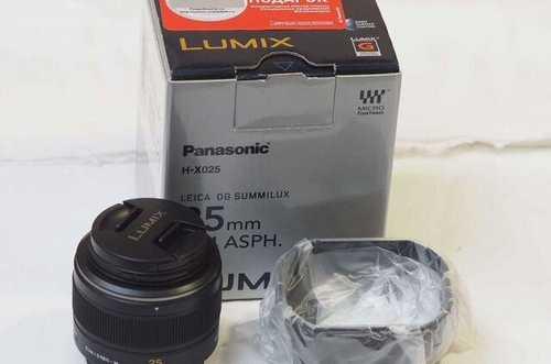 Новый Panasonic Leica 25/1.4 на гарантии 2 года