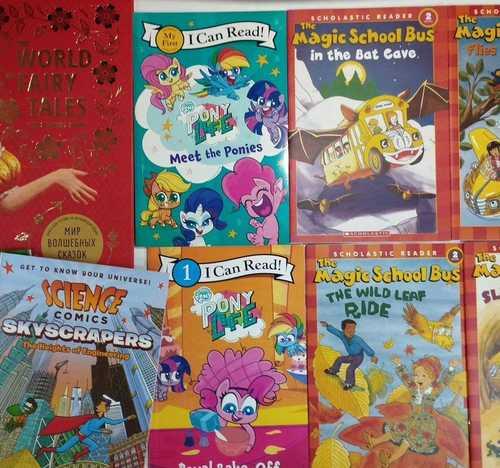 My little pony, Magic school bus, Science comics