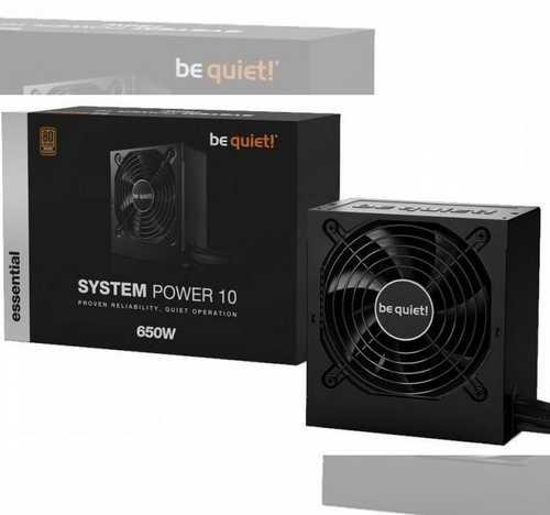 Блок питания be quiet system power 10 650W