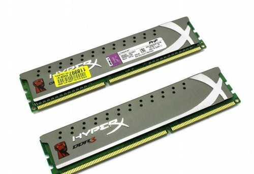 Оперативка Kingston HyperX ddr3 2Gb 1600Mhz 2шт