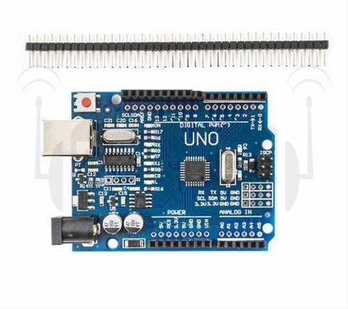 Плата UNO R3 SMD (Arduino-совместимая)