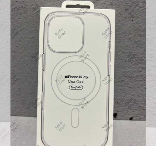 Чехол iPhone 16 Pro Clear Case with MagSafe