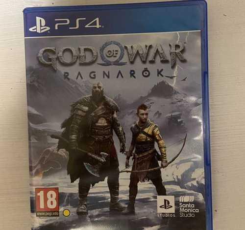 God of War ragnarok ps4 диск