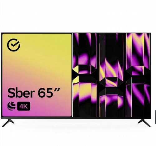 Телевизор 65 Sber UHD 4K SDX-65U4124B, черный