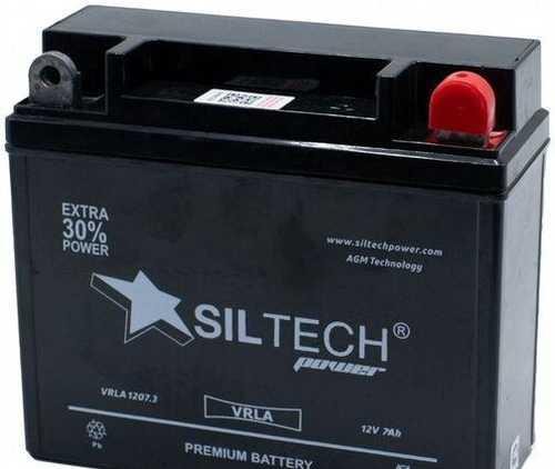 Аккумулятор siltech vrla 1207.3 (ytx7dl-BS) 7 Ач 1