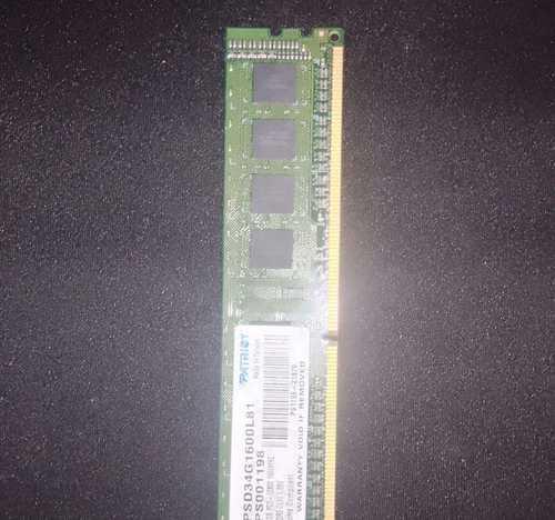 Оперативная память ddr3 4 gb 1600