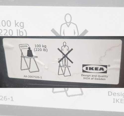 IKEA Nisse Складные стулья Оригинал