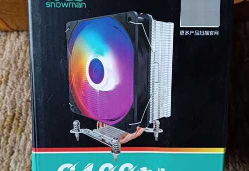 Кулер snowman 4 трубки rgb подсветка