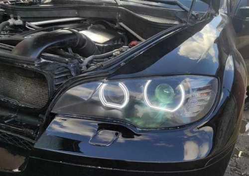Ангельские LED глазки на BMW X6 Е71 / BMW X5M E70