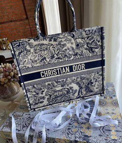 Сумка dior tote book шопер