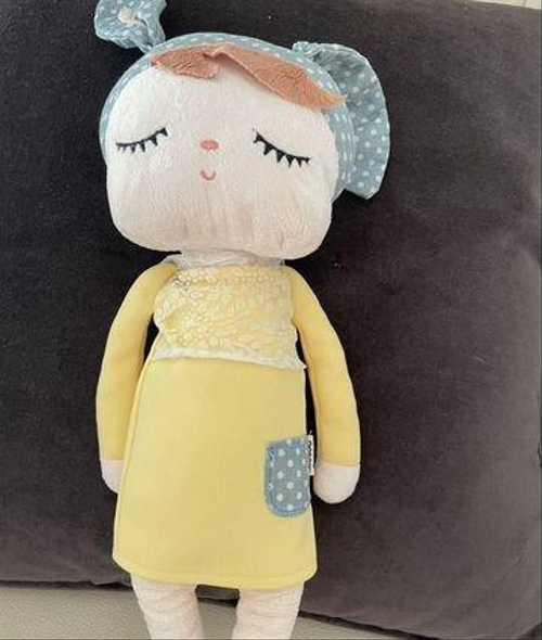 Игрушка спящий зайка