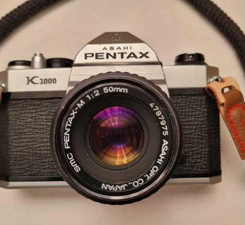 Японский плёночный фотоаппарат Pentax k1000