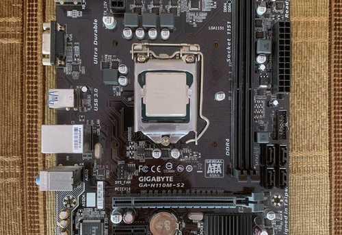 I5 6400 + lgа 1151 материнка Gigabyte