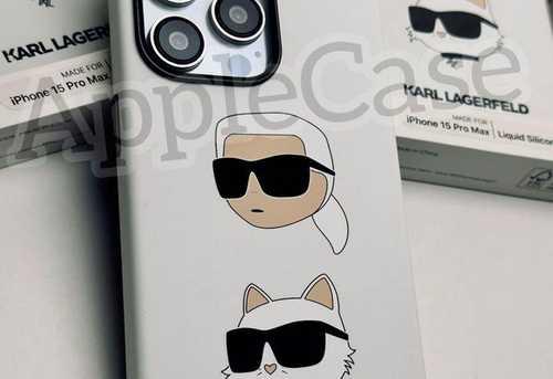 Чехол на iPhone 15 Pro Max Karl Lagerfeld Silicone