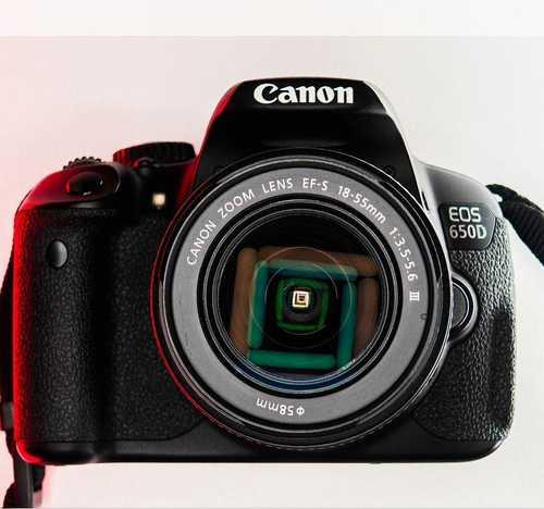 Фотоаппарат Canon 650d kit 18-55mm 19к пробег