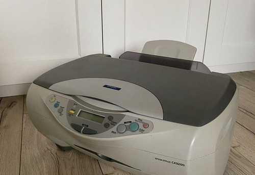 Принтер и сканер epson Stylus CX3200