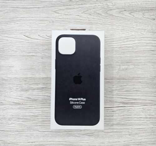 Чехол Apple Silicone Case iPhone 14 Plus черный