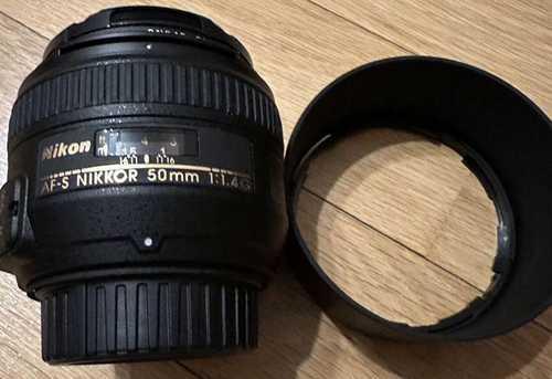 Nikon AF S Nikkor 50mm f 1.4G