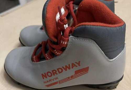 Лыжные ботинки nordway 32 размер