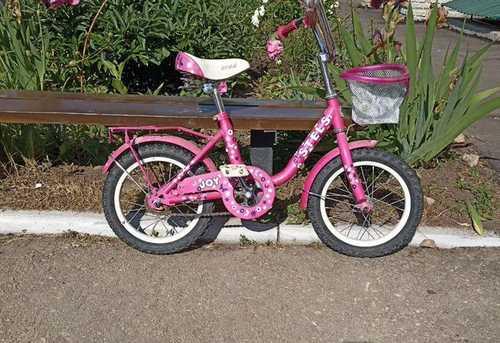 Детский велосипед Stels,14 дюймов для девочки