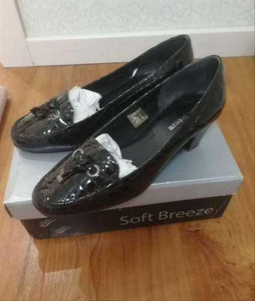Туфли женские 39 размера чёрные Soft Breeze