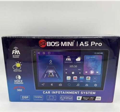 Автомагнитола Bos-Mini A5 PRO 4/64Gb lux