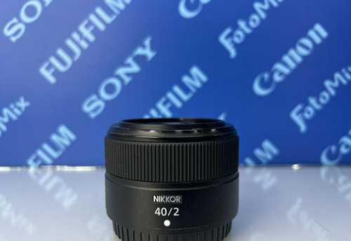 Nikon Z 40mm f/2 (sn:3443)