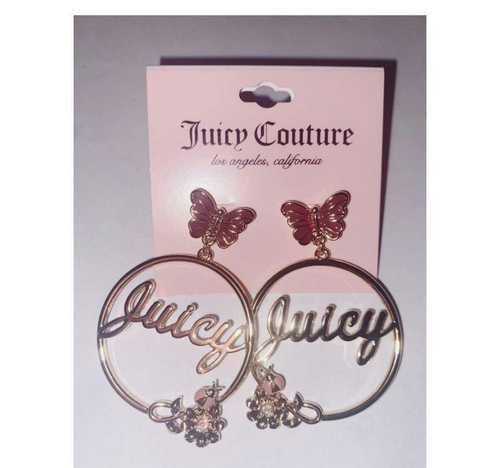 Серьги Juicy Couture кольца Роскошные с