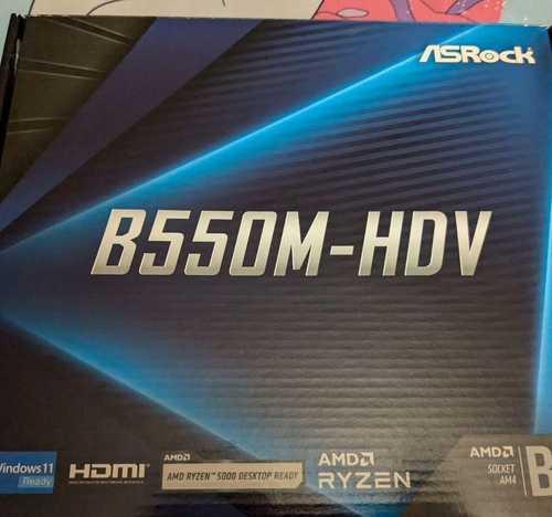 Материнская плата ASRock B550M-HDV AM4