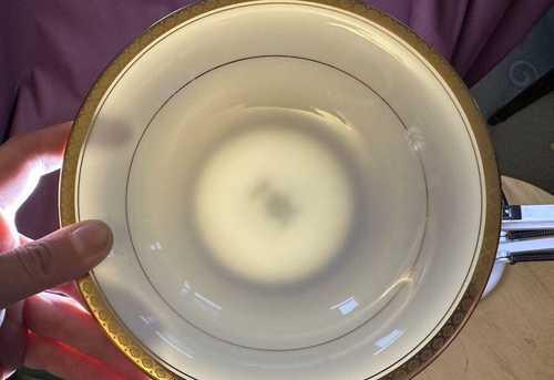 Глубокая тарелка Noritake, тонкий японский фарфор