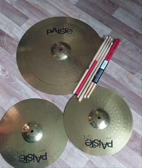 Комплект тарелок paiste 101 brass universal cymbal