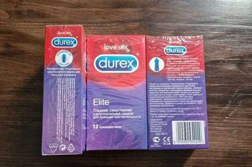 Презервативы Durex Elite 12шт х 3 пачки