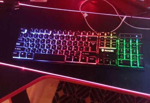 Игровая клавиатура rage rgb подсветка