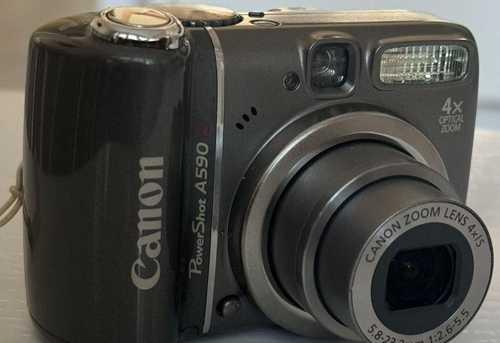 Компактный фотоаппарат canon A590